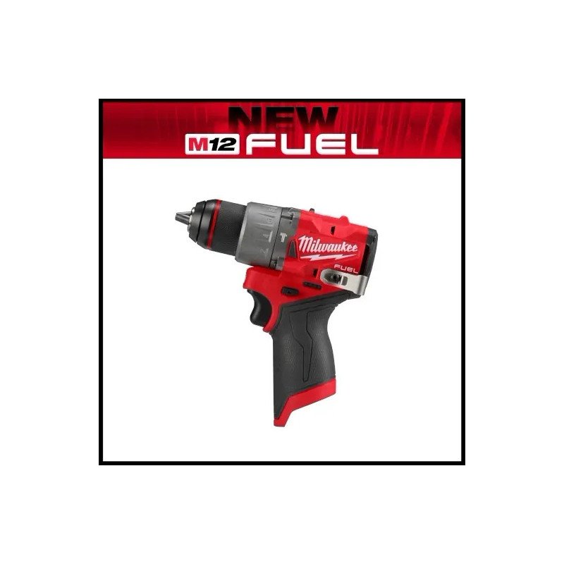 Taladro percutor inalámbrico Milwaukee M12 Fuel 3ra gen 3404-20 - Solo ...